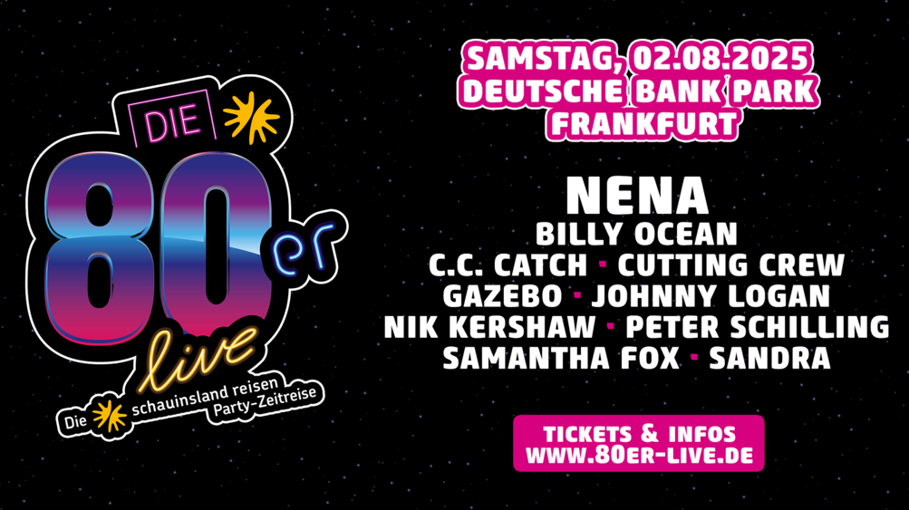 harmony präsentiert: Die 80er live